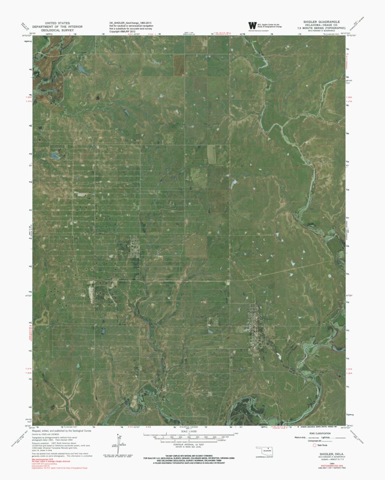 OK-SHIDLER: GeoChange 1963-2013 Map by Western Michigan University ...