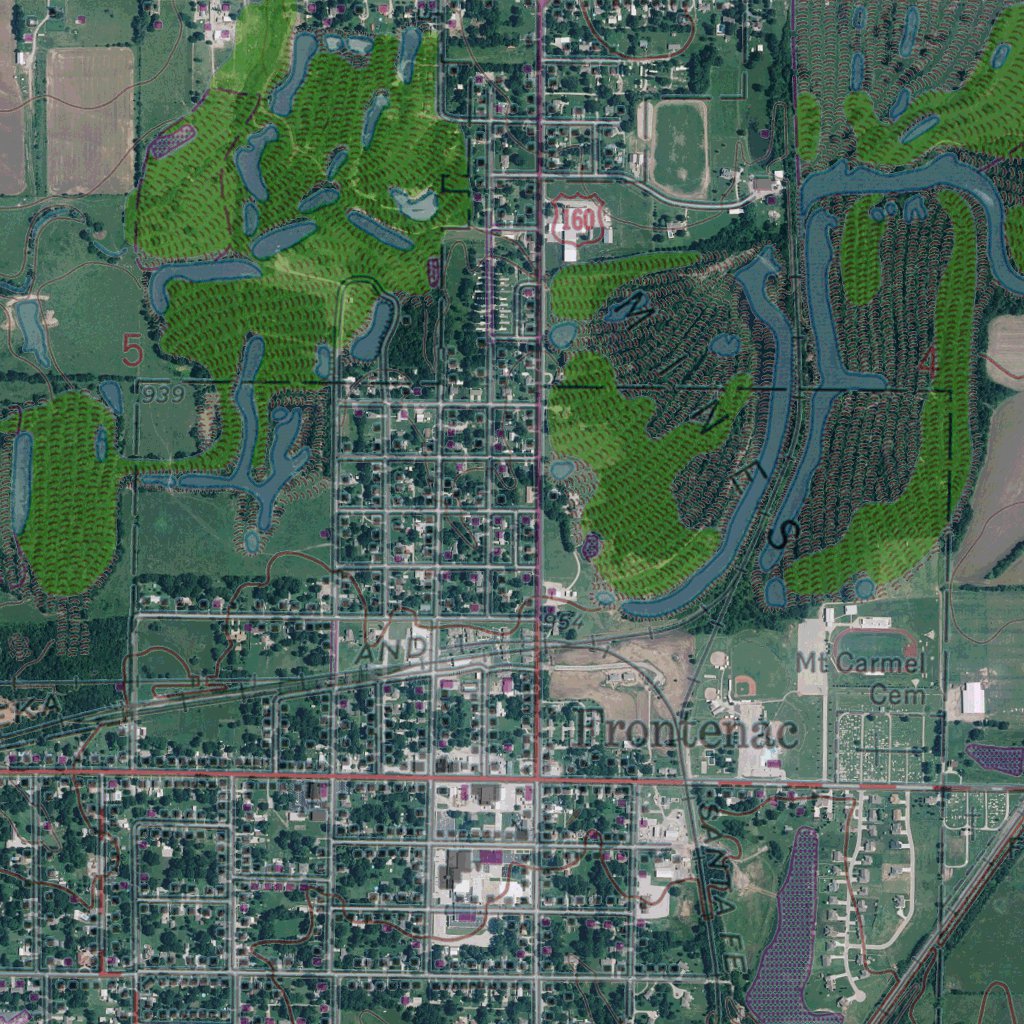 KS-PITTSBURG: GeoChange 1958-2014 Map by Western Michigan University ...