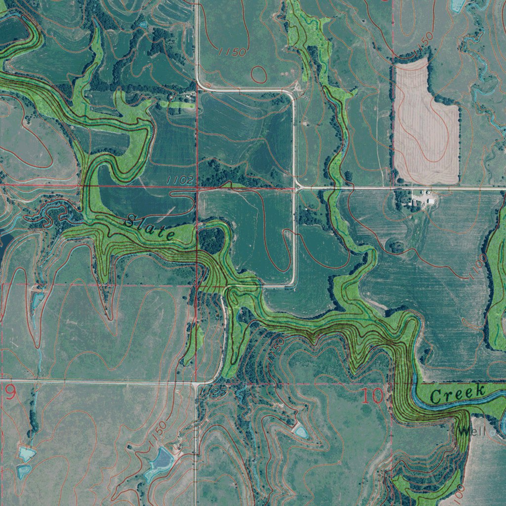 KS-HAMILTON: GeoChange 1969-2014 Map by Western Michigan University ...