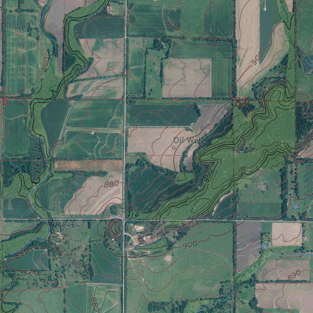 KS-FIVE MOUNDS: GeoChange 1961-2014 Map by Western Michigan University ...