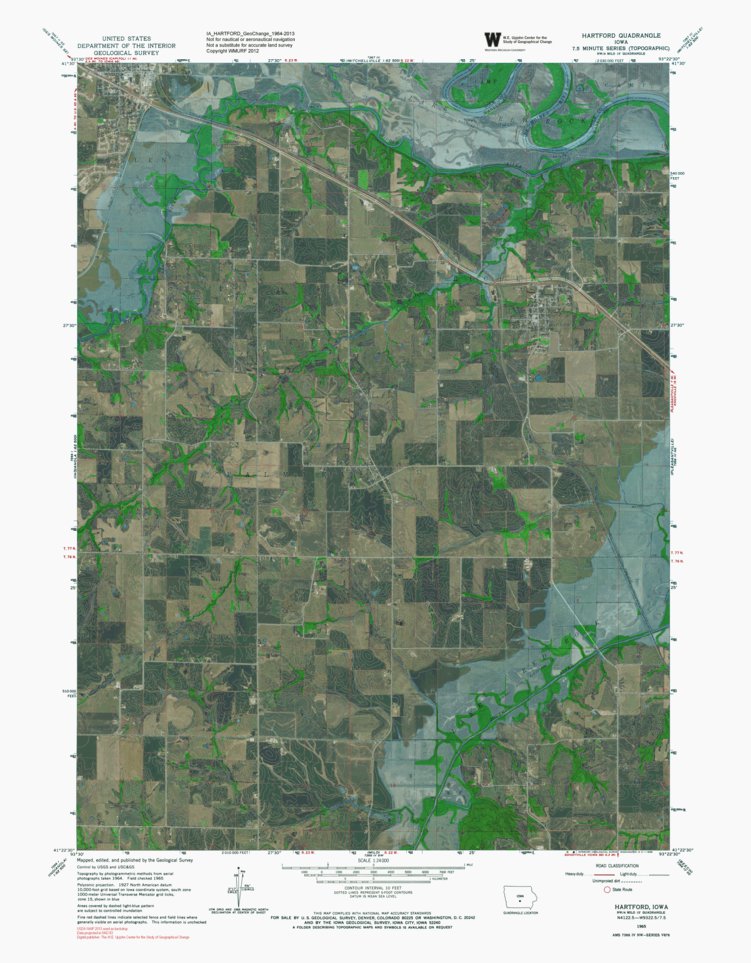 IA-HARTFORD: GeoChange 1964-2013 Map by Western Michigan University ...