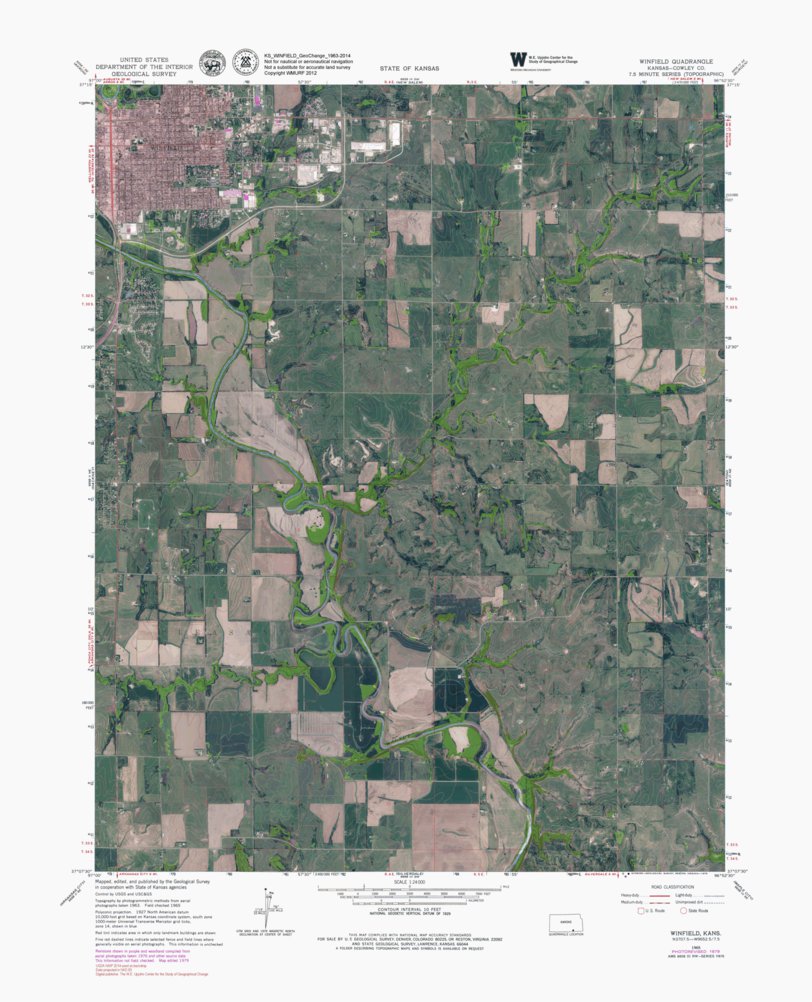 KS-WINFIELD: GeoChange 1963-2014 Map by Western Michigan University ...