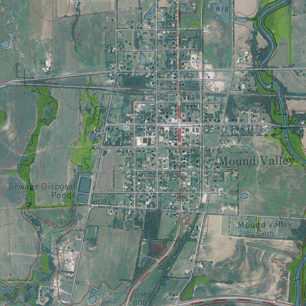 KS-MOUND VALLEY: GeoChange 1973-2014 Map by Western Michigan University ...