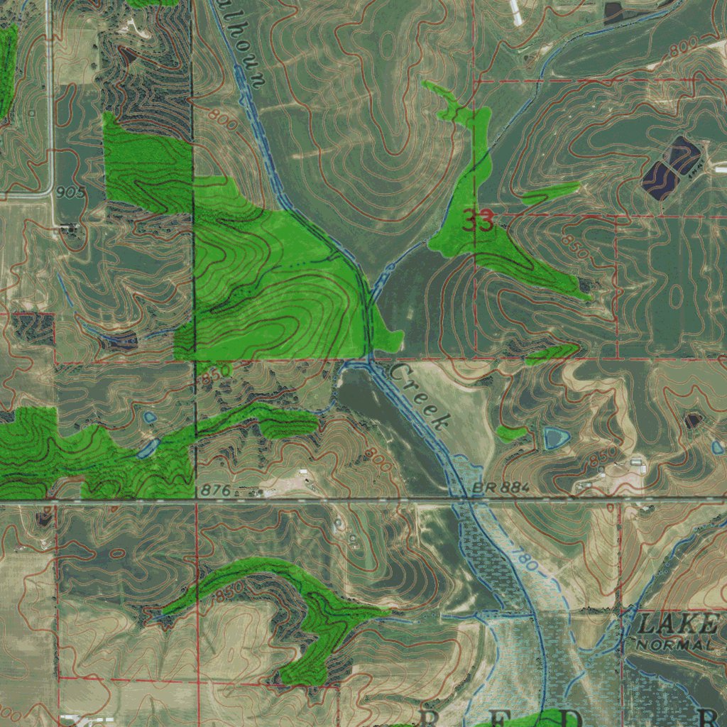 IA-PRAIRIE CITY: GeoChange 1964-2013 Map by Western Michigan University ...