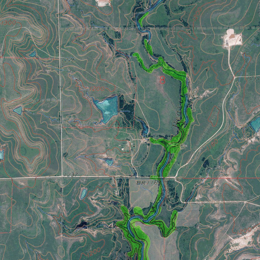 KS-DEXTER SW: GeoChange 1960-2014 Map by Western Michigan University ...