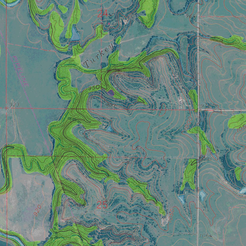 KS-CLOVERDALE: GeoChange 1960-2014 Map by Western Michigan University ...