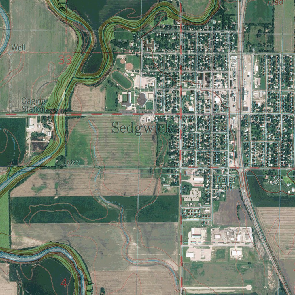 KS-SEDGWICK: GeoChange 1957-2014 Map by Western Michigan University ...