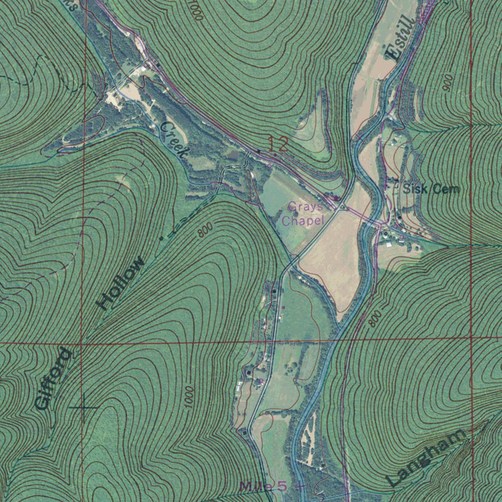 AL-TN-ESTILL FORK: GeoChange 1946-2013 Map by Western Michigan ...