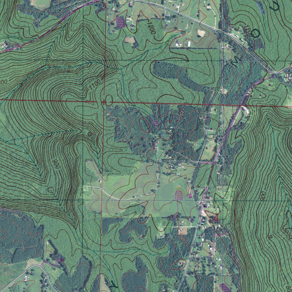 AL-CENTER GROVE: GeoChange 1946-2013 Map by Western Michigan University ...