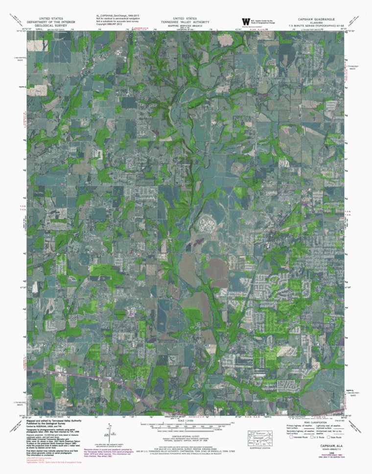 AL-CAPSHAW: GeoChange 1949-2013 Map by Western Michigan University ...