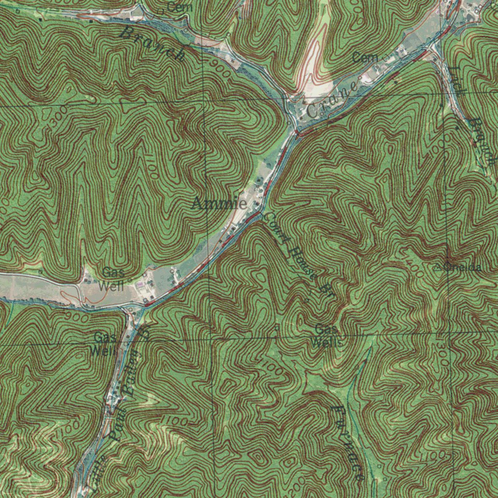 KY-ONEIDA: GeoChange 1950-2012 Map by Western Michigan University ...