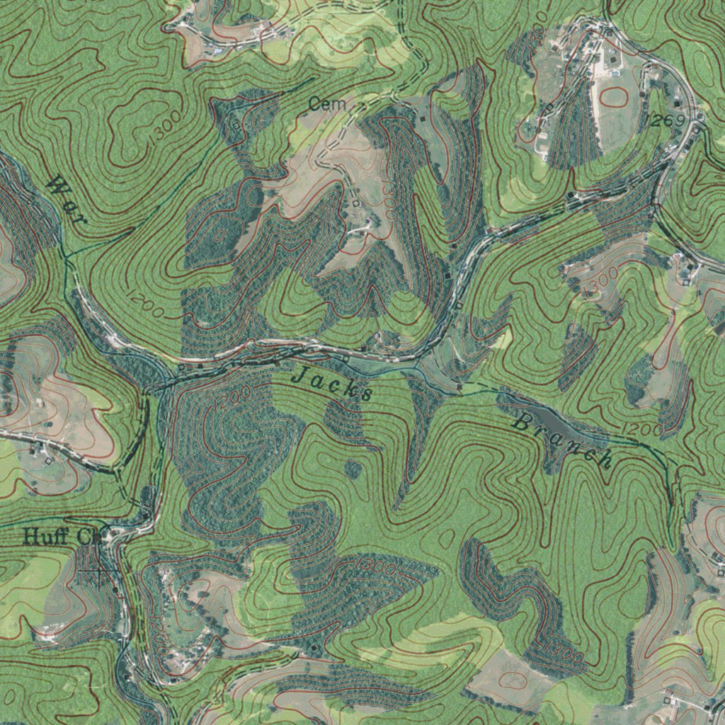 KY-MCKEE: GeoChange 1950-2012 Map by Western Michigan University ...
