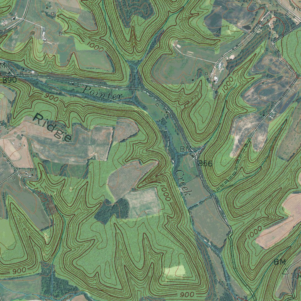 KY-MINTONVILLE: GeoChange 1951-2012 Map by Western Michigan University ...