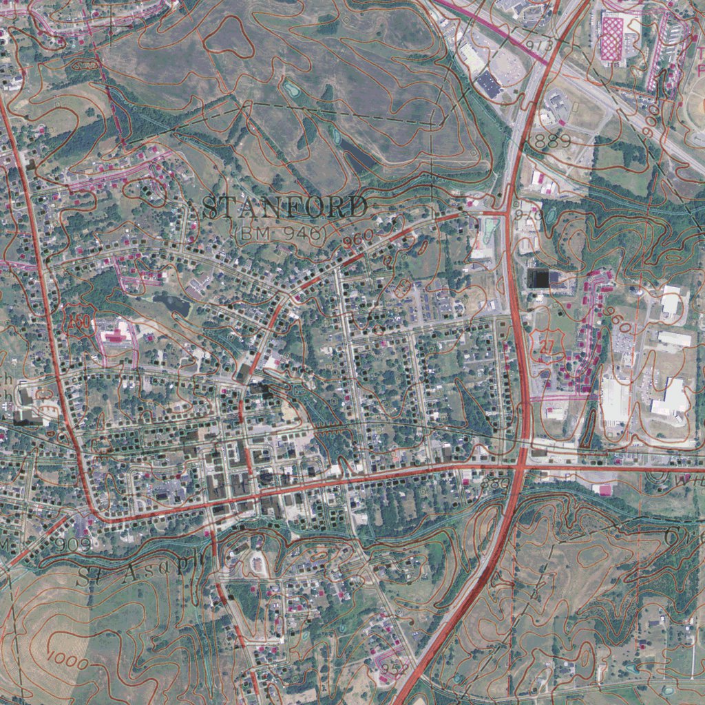 KY-STANFORD: GeoChange 1950-2012 Map by Western Michigan University ...