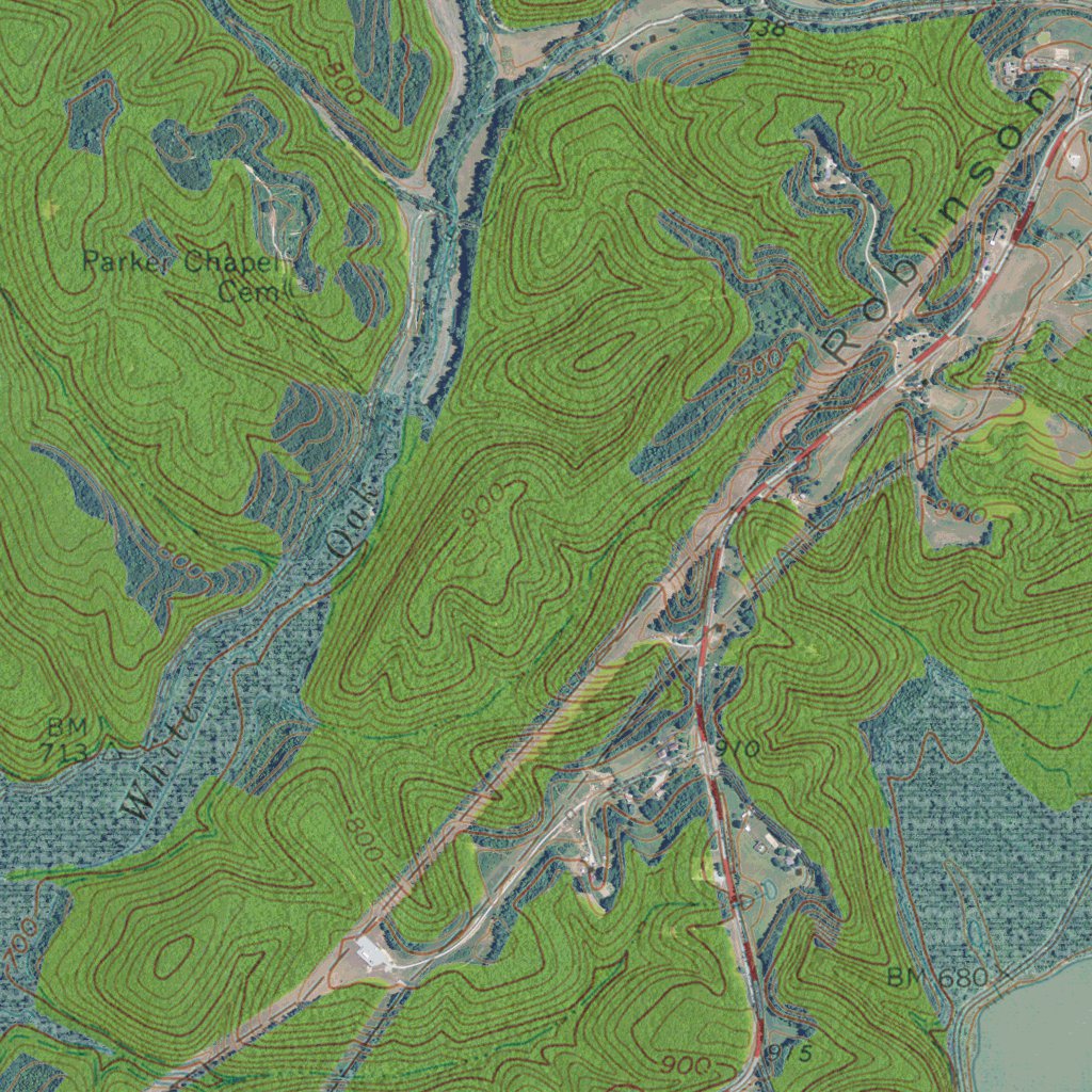 KY-KNIFLEY: GeoChange 1951-2012 Map by Western Michigan University ...