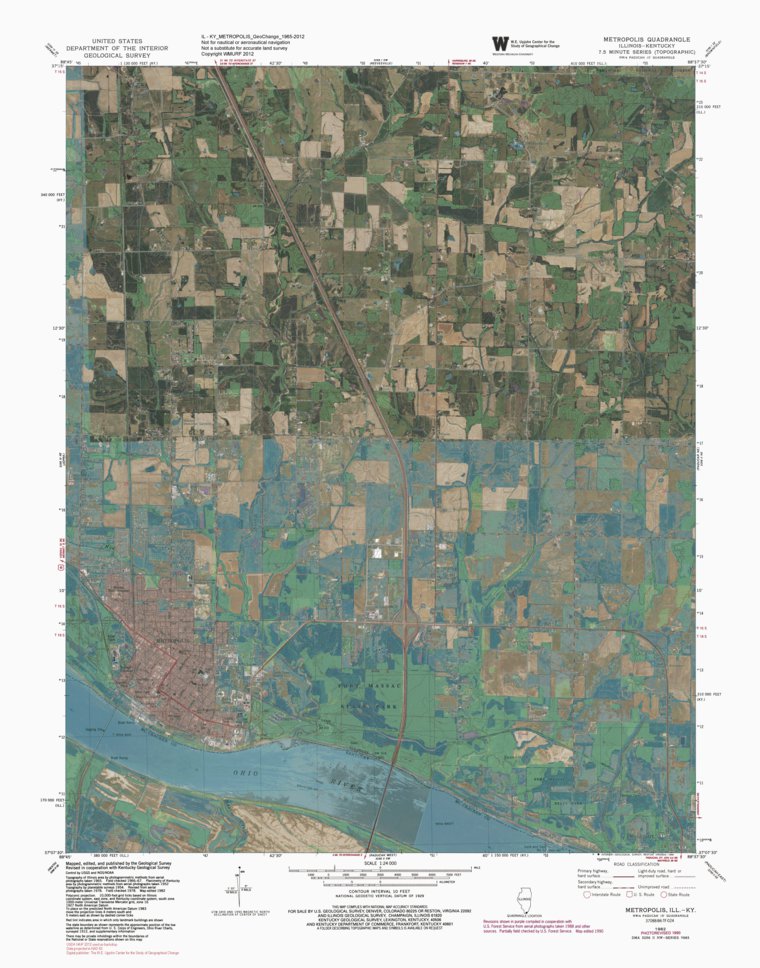 IL-KY-METROPOLIS: GeoChange 1965-2012 Map by Western Michigan ...