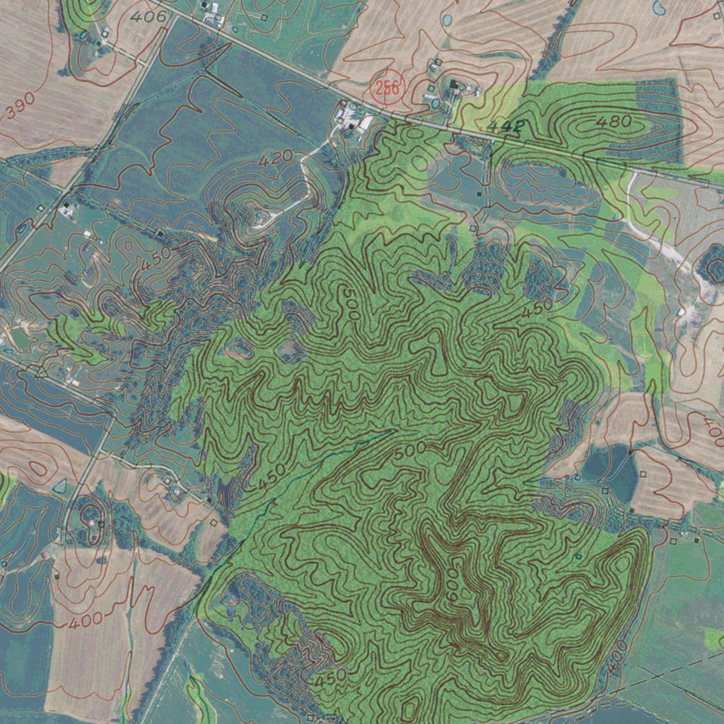 KY-CALHOUN: GeoChange 1952-2012 Map by Western Michigan University ...