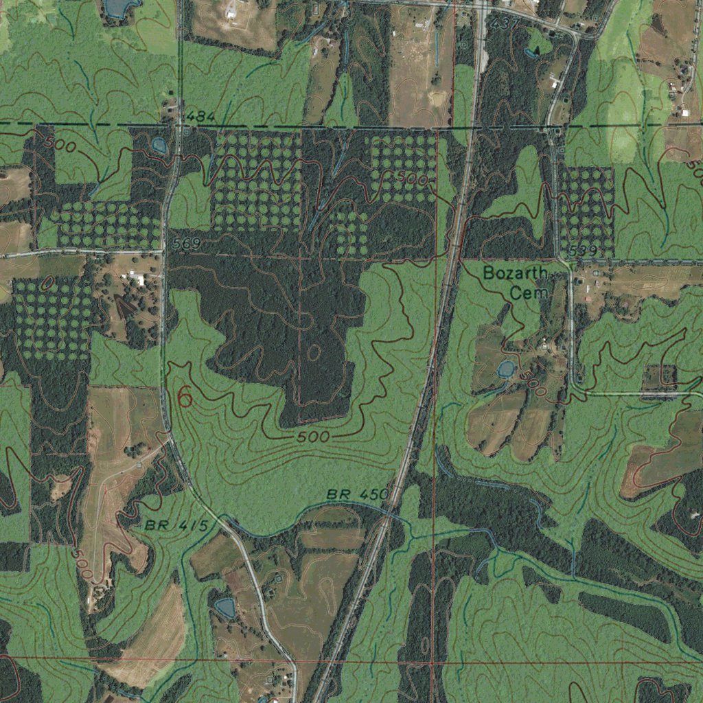 IL-STONEFORT: GeoChange 1959-2012 Map by Western Michigan University ...
