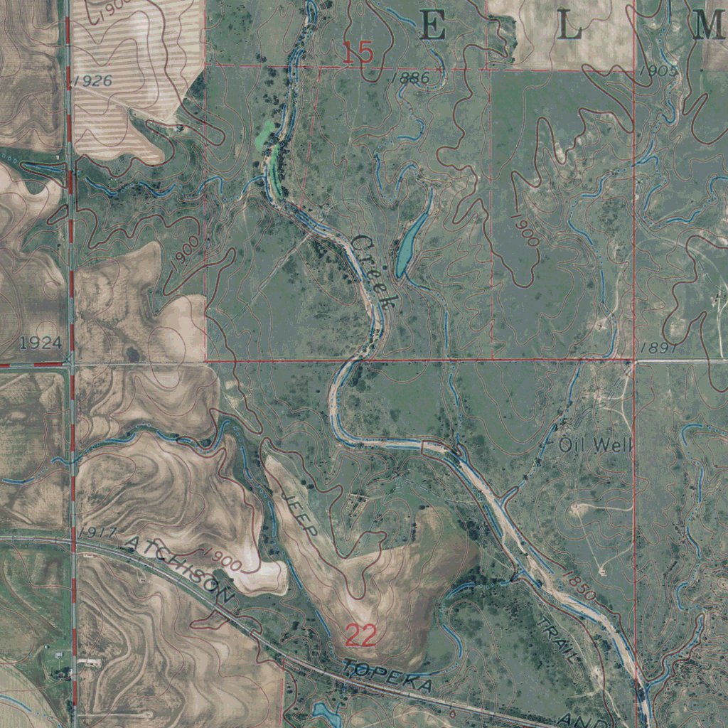 KS-PRATT SW: GeoChange 1965-2014 Map by Western Michigan University ...