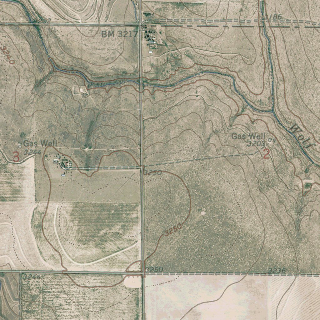 KS-BIG BOW NE: GeoChange 1958-2014 Map by Western Michigan University ...