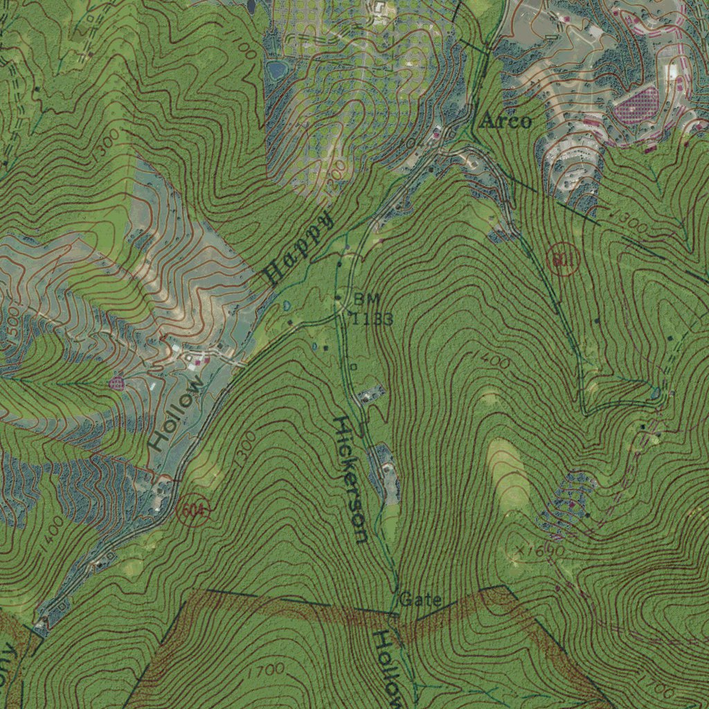 VA-CHESTER GAP: GeoChange 1964-2012 Map by Western Michigan University ...