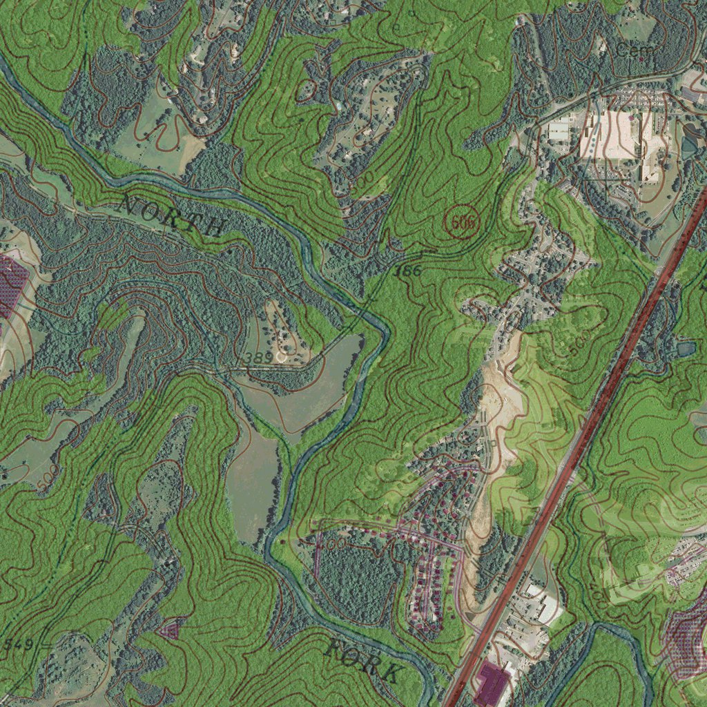 VA-EARLYSVILLE: GeoChange 1963-2012 Map by Western Michigan University ...