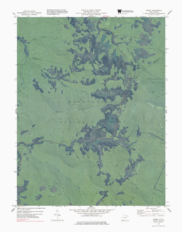 WV-MINGO: GeoChange 1973-2011 Map by Western Michigan University ...