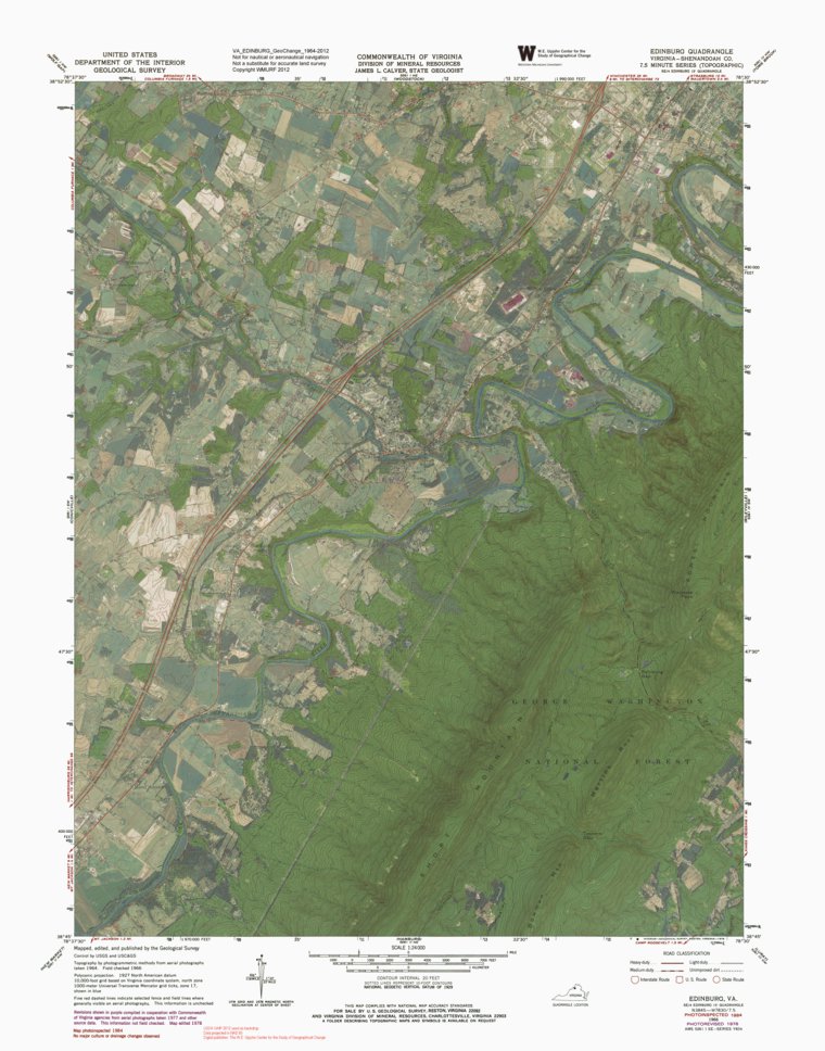 VA-EDINBURG: GeoChange 1964-2012 Map by Western Michigan University ...