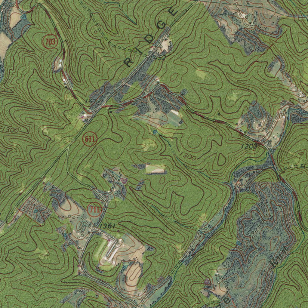 VA-CONICVILLE: GeoChange 1964-2012 Map by Western Michigan University ...