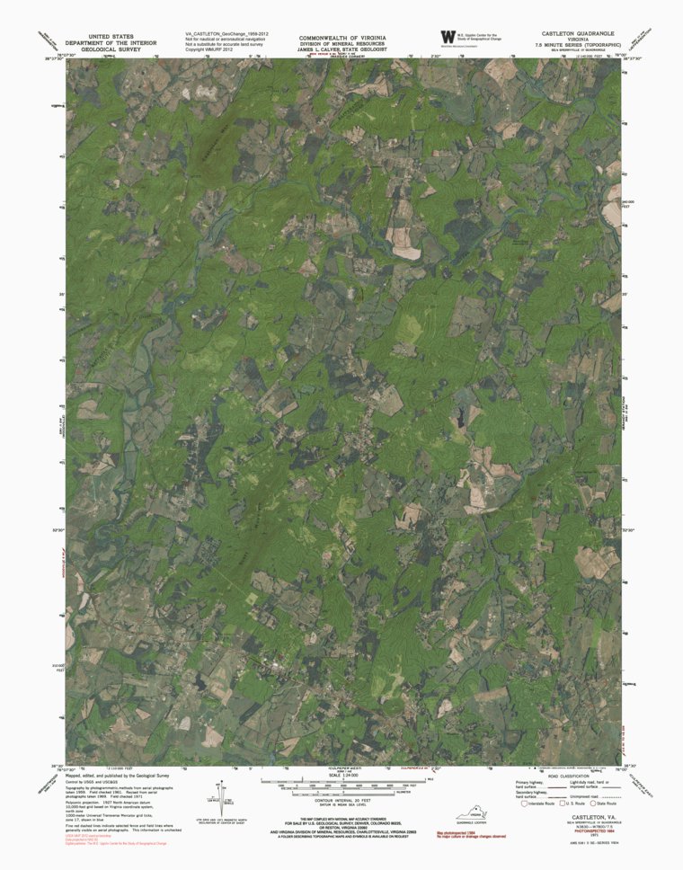 VA-CASTLETON: GeoChange 1959-2012 Map by Western Michigan University ...