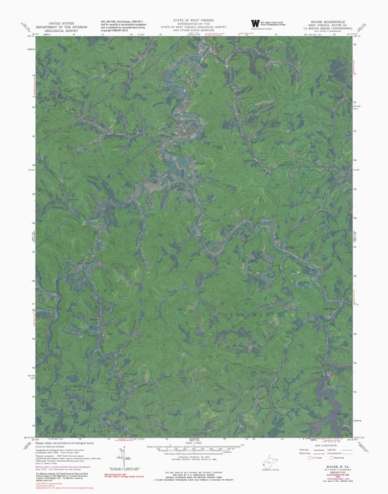 WV-WAYNE: GeoChange 1958-2011 Map by Western Michigan University ...