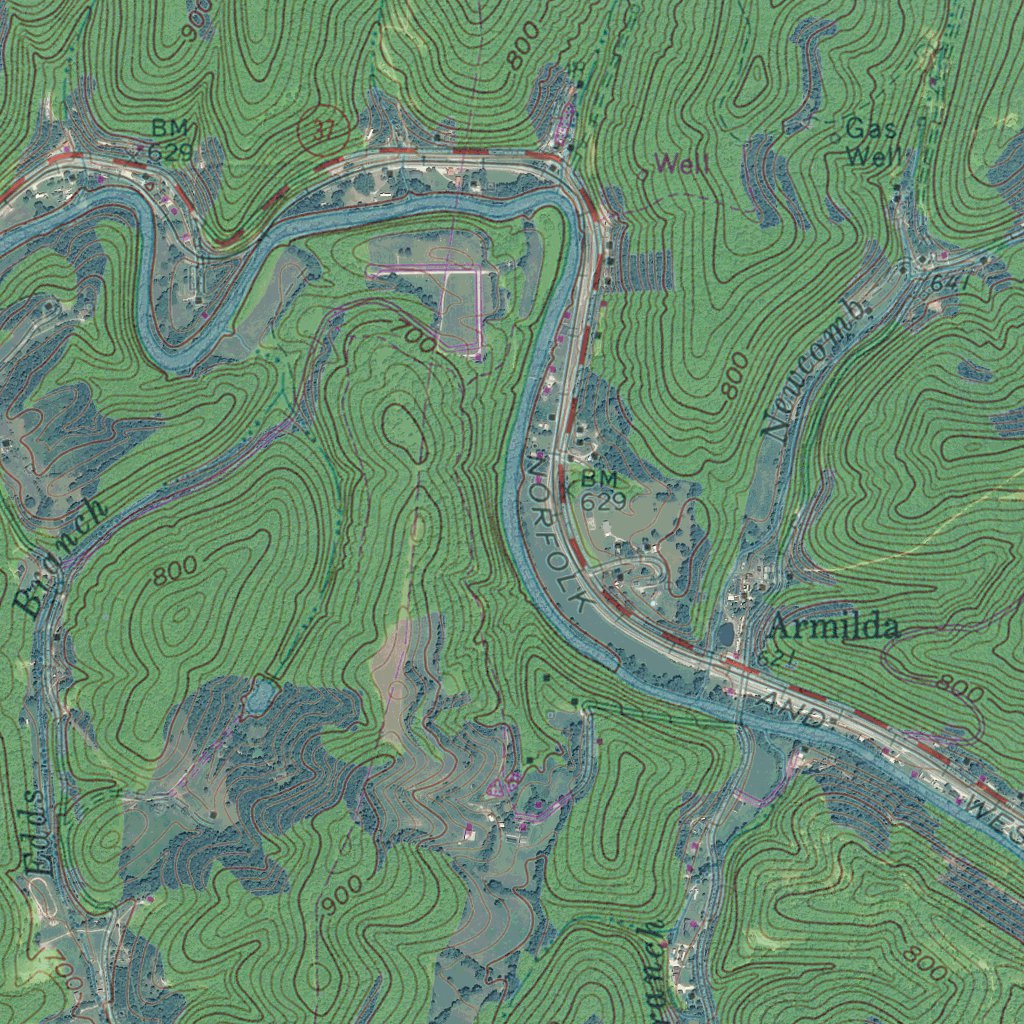 WV-WAYNE: GeoChange 1958-2011 Map by Western Michigan University ...