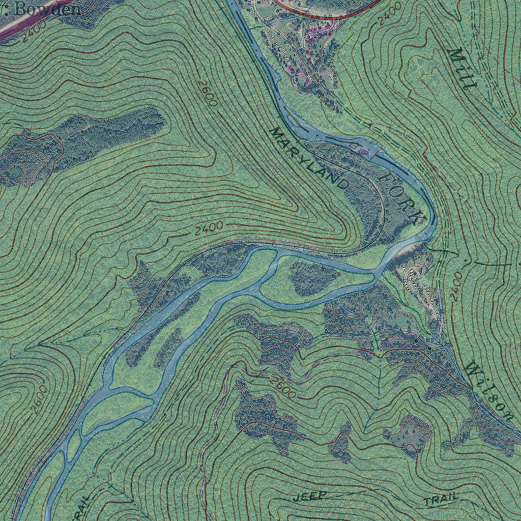 WV-BOWDEN: GeoChange 1964-2011 Map by Western Michigan University ...