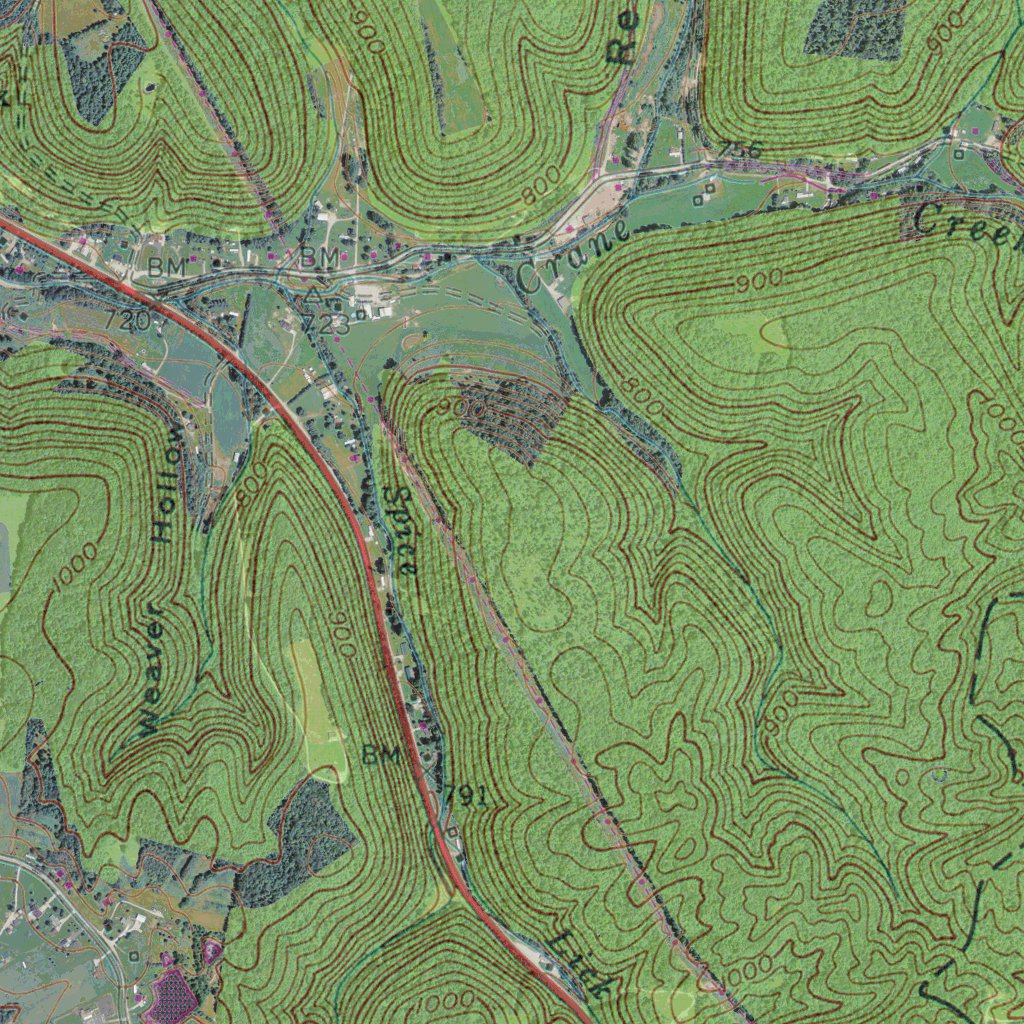 KY-PLUMMERS LANDING: GeoChange 1947-2012 Map by Western Michigan ...