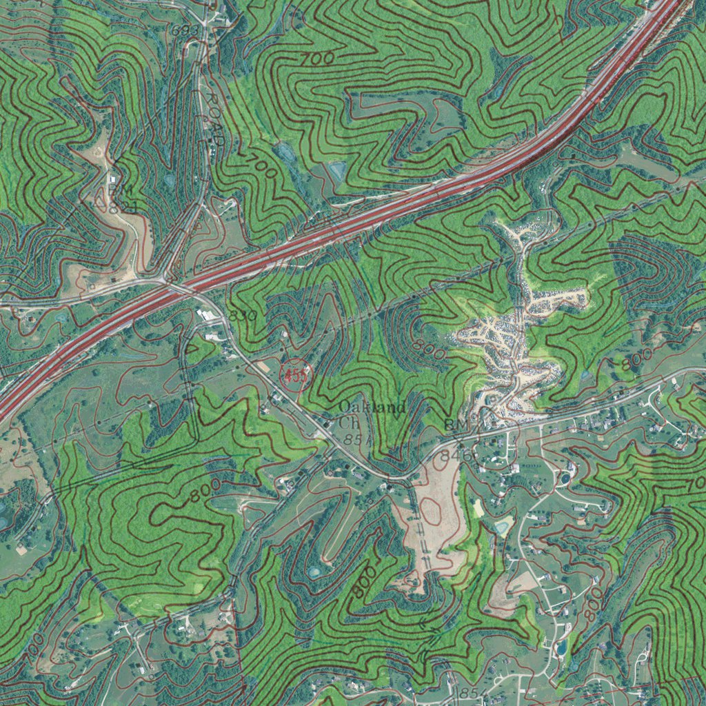 KY-GLENCOE: GeoChange 1949-2012 Map by Western Michigan University ...