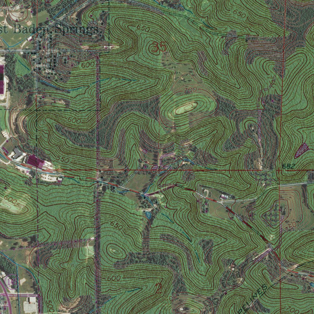 IN-FRENCH LICK: GeoChange 1946-2012 Map by Western Michigan University ...