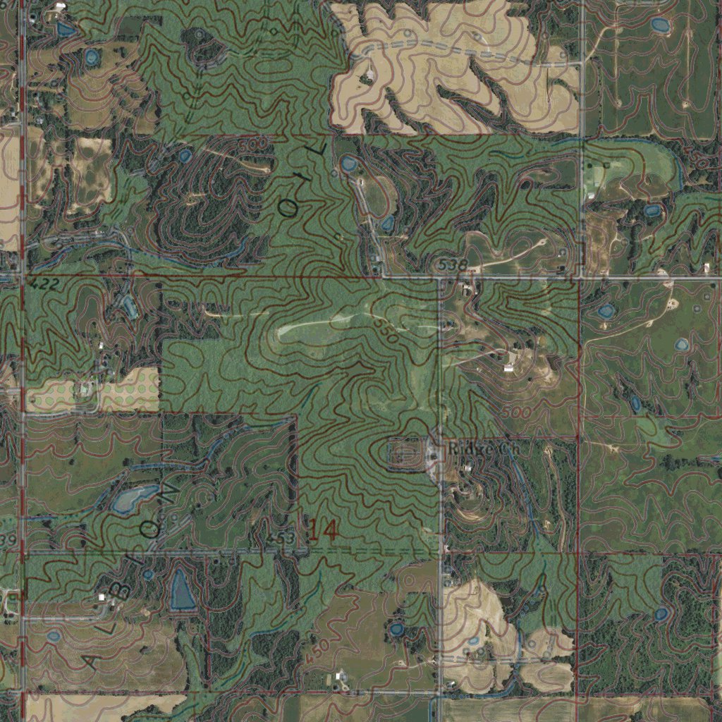 IL-ALBION SOUTH: GeoChange 1970-2012 Map by Western Michigan University ...