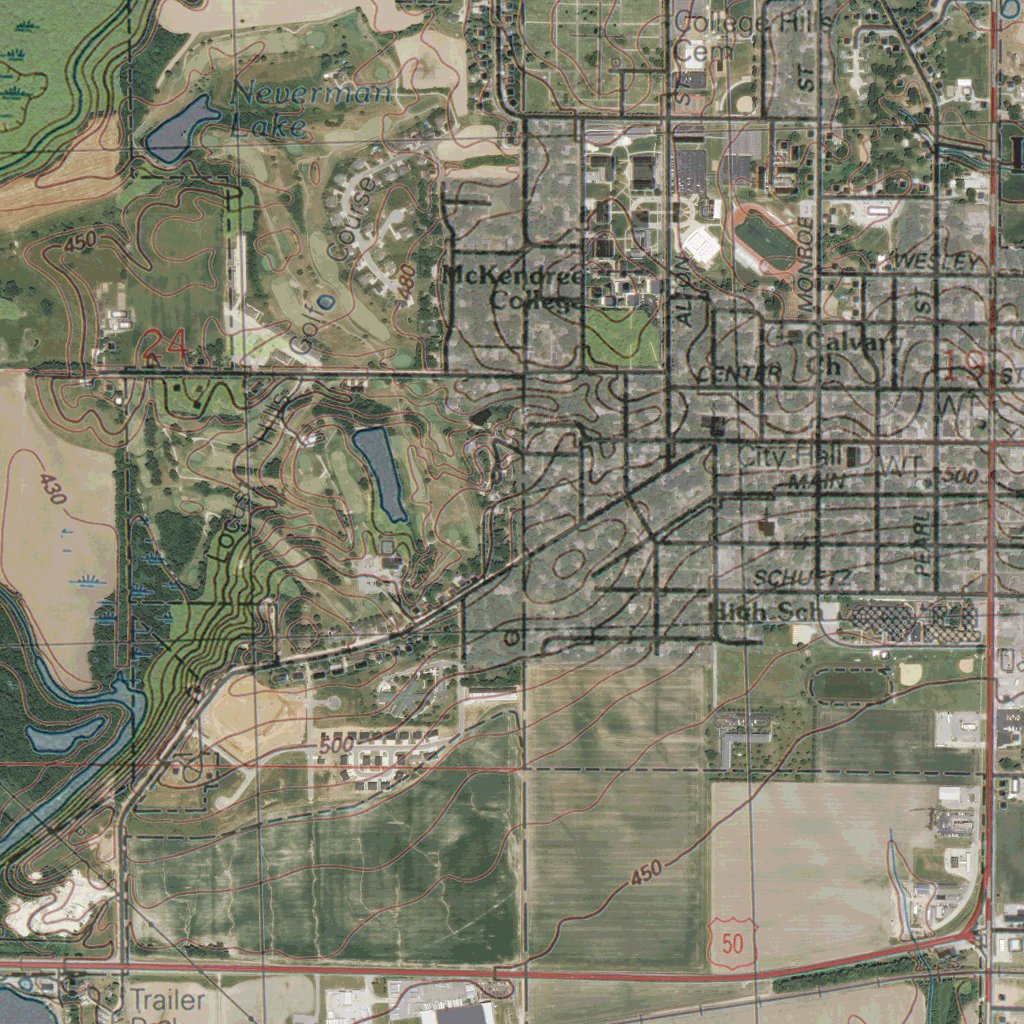 IL-LEBANON: GeoChange 1986-2012 Map by Western Michigan University ...