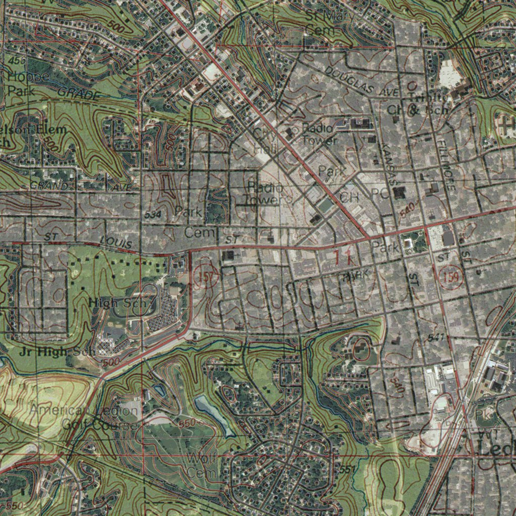 IL-EDWARDSVILLE: GeoChange 1986-2012 Map by Western Michigan University ...