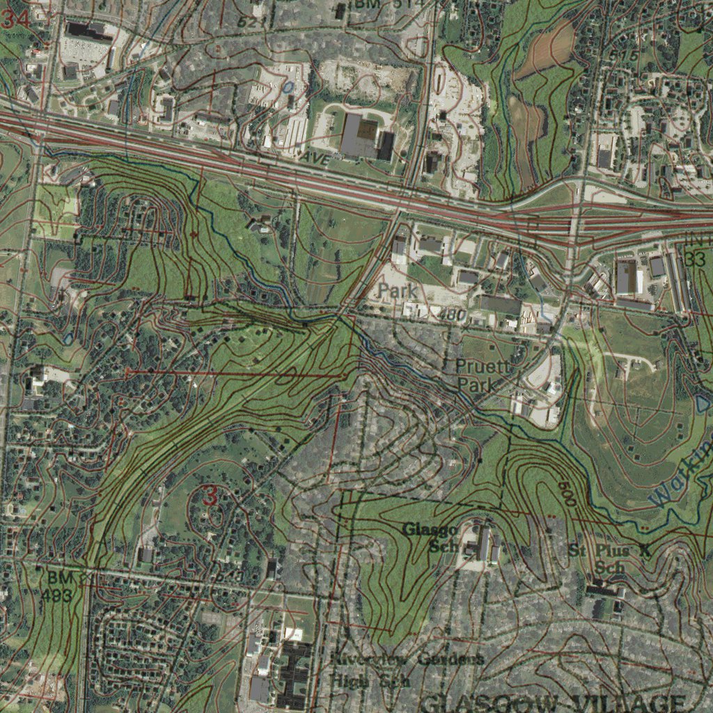 MO-IL-COLUMBIA BOTTOM: GeoChange 1941-2012 Map by Western Michigan ...