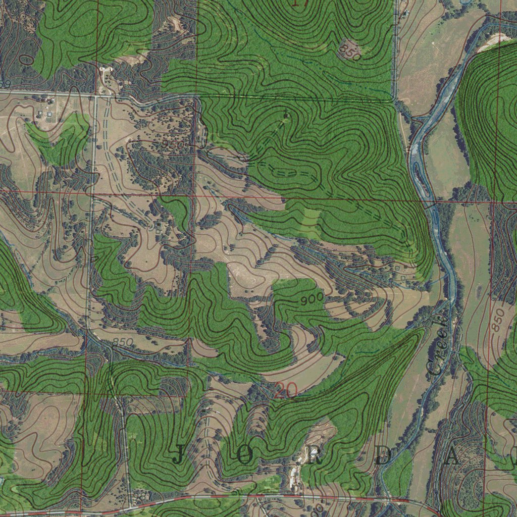 MO-CROSS TIMBERS: GeoChange 1958-2012 Map by Western Michigan ...