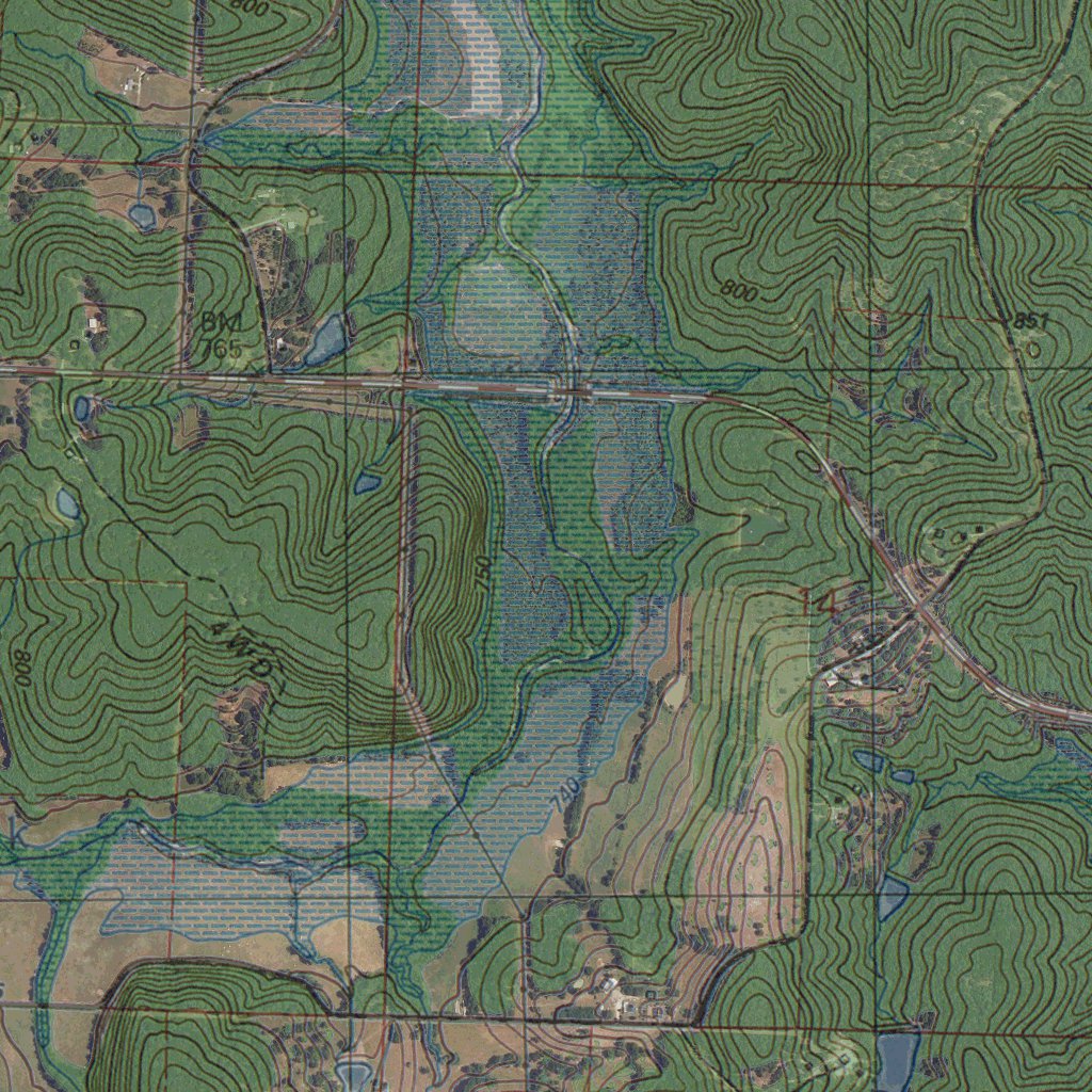 MO-LOWRY CITY: GeoChange 1986-2012 Map by Western Michigan University ...