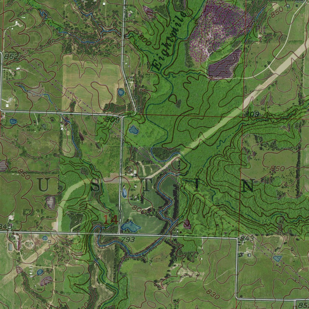 MO-AUSTIN: GeoChange 1952-2014 Map by Western Michigan University ...