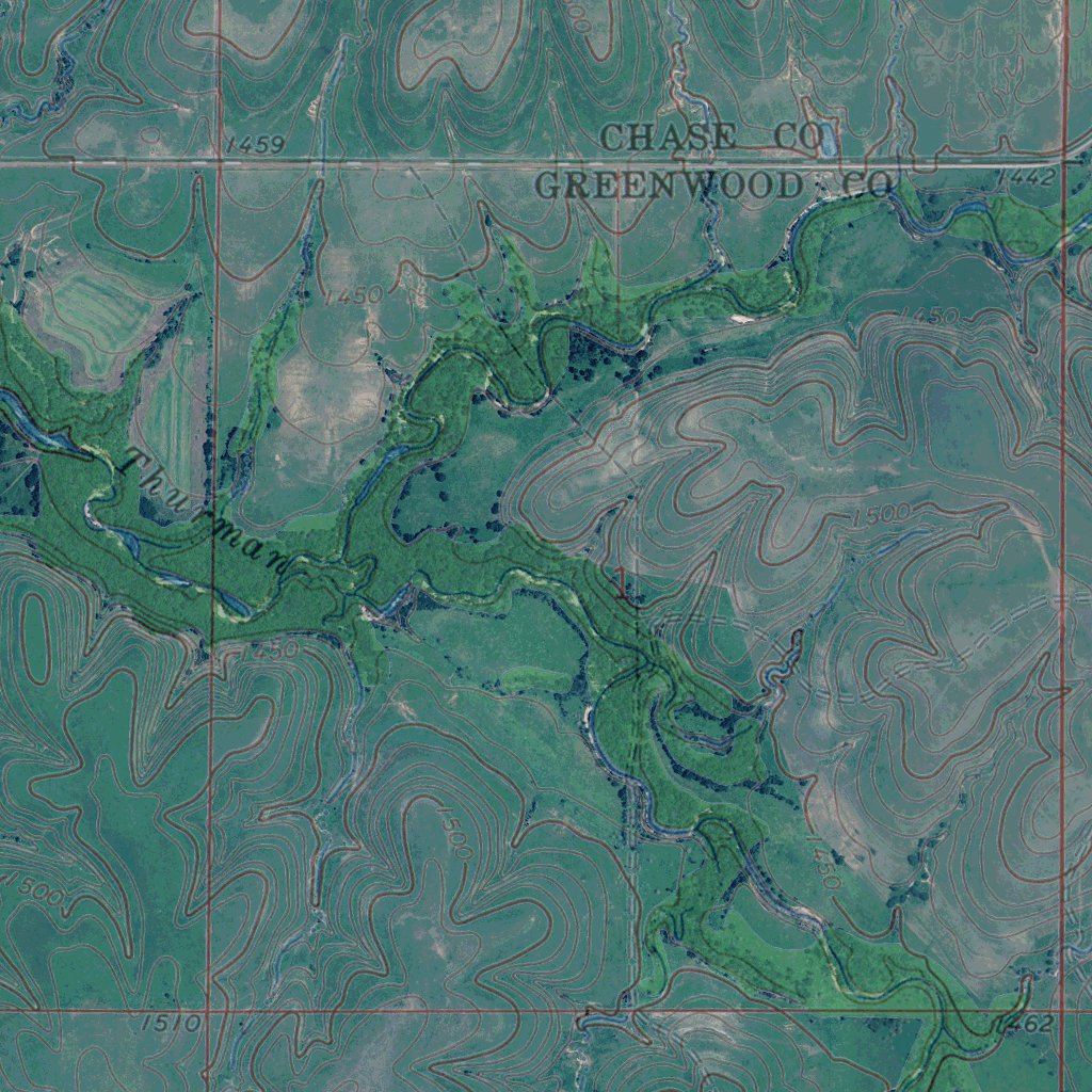 KS-TETERVILLE: GeoChange 1966-2014 Map by Western Michigan University ...