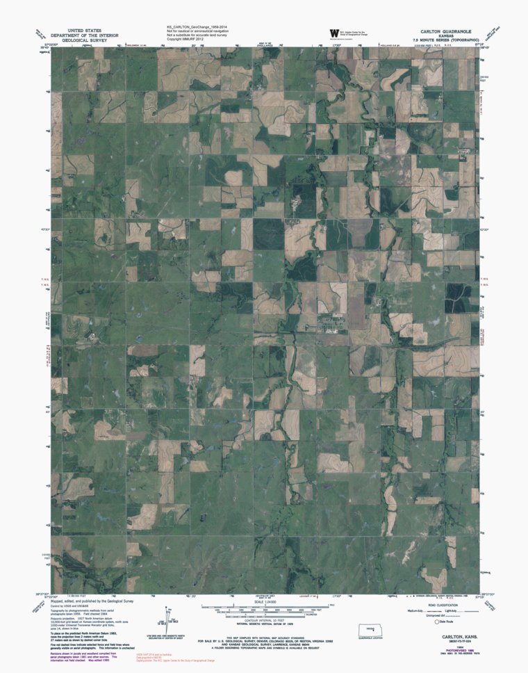 KS-CARLTON: GeoChange 1959-2014 Map by Western Michigan University ...