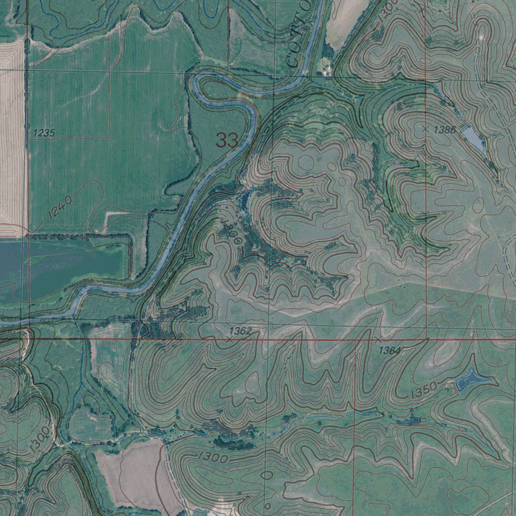 KS-CEDAR POINT: GeoChange 1956-2014 Map by Western Michigan University ...