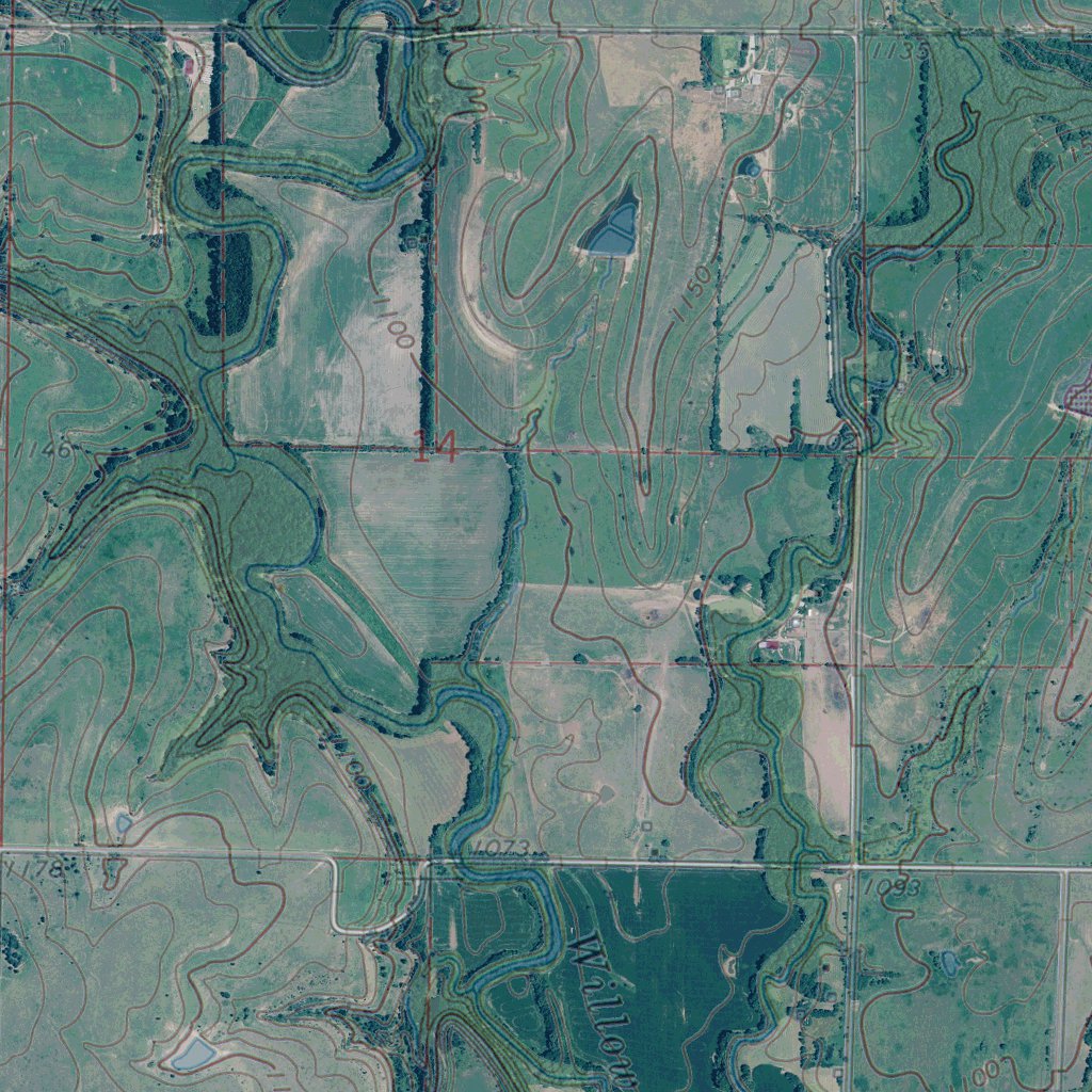 KS-MADISON SW: GeoChange 1966-2014 Map by Western Michigan University ...