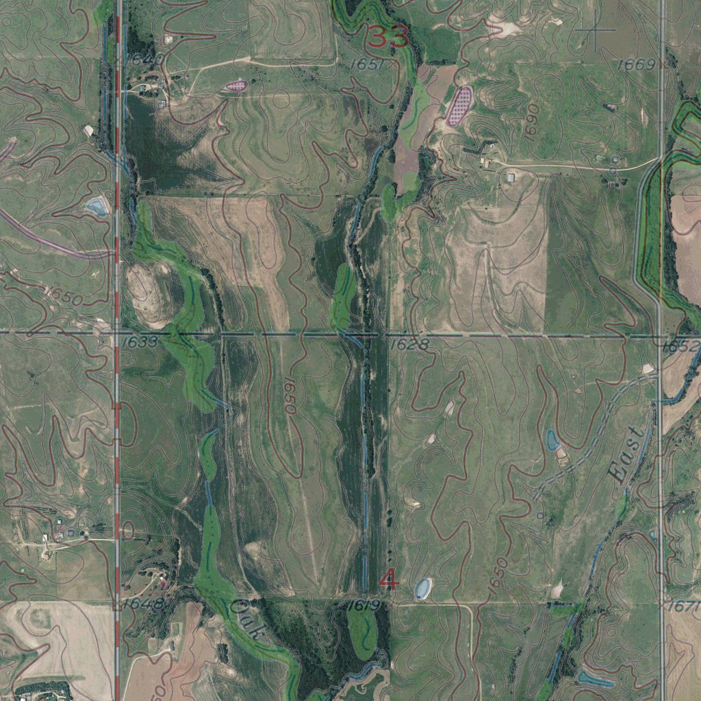 KS-WESTFALL SW: GeoChange 1956-2014 Map by Western Michigan University ...