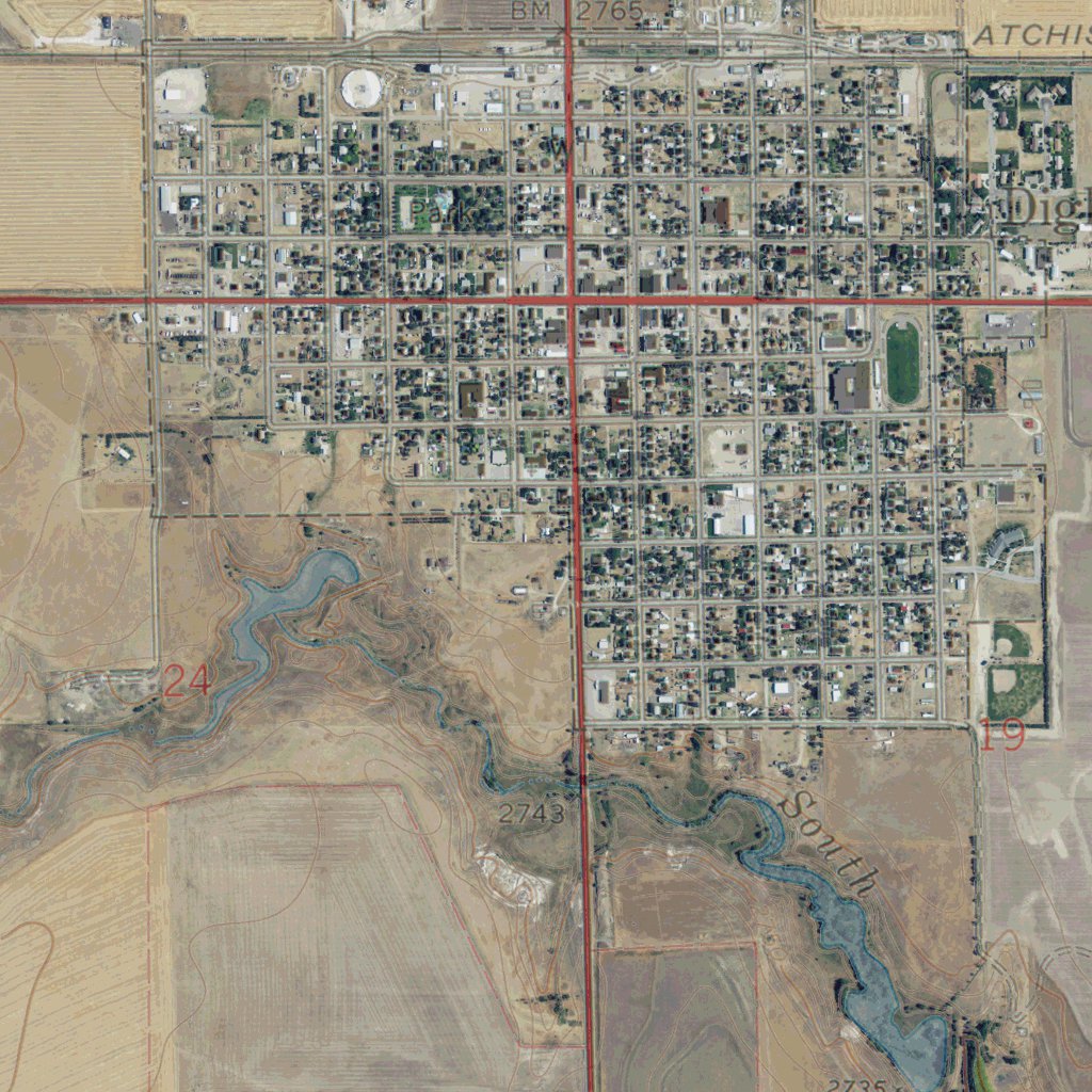 KS-DIGHTON: GeoChange 1972-2012 Map by Western Michigan University ...