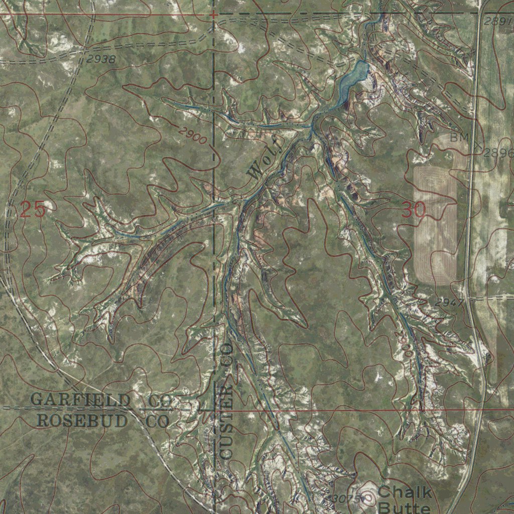 MT-CROW ROCK SE: GeoChange 1964-2013 Map by Western Michigan University ...